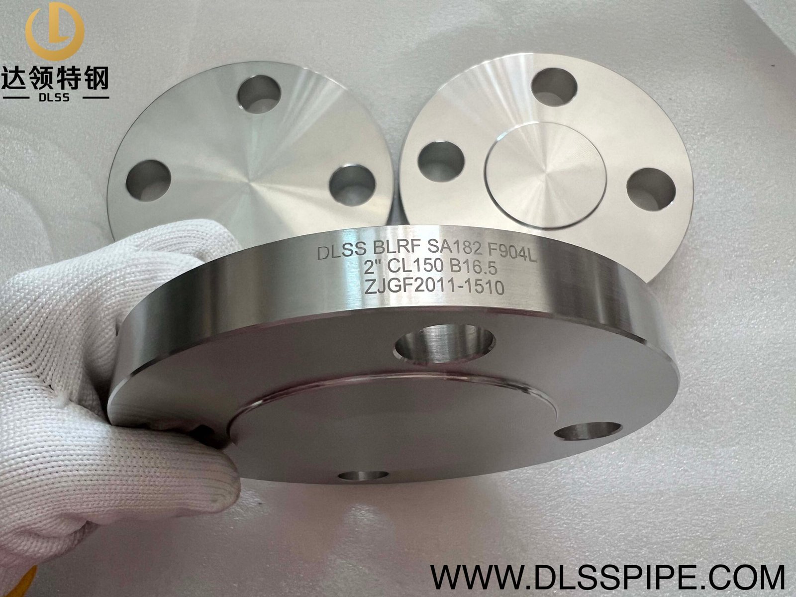 ASME SA182 F904L (N08904) Forged Flange BLRF 1″ 2″ CL150 CL300 - DALING ...