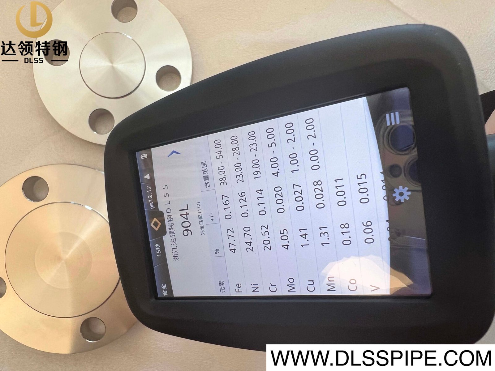 ASME SA182 F904L (N08904) Forged Flange BLRF 1″ 2″ CL150 CL300 - DALING ...